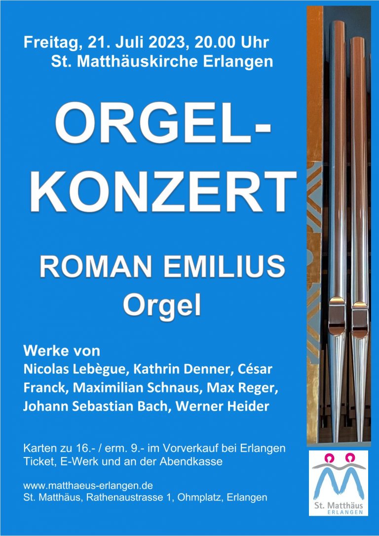 Konzerte – Evang.-Luth. Kirchengemeinde St. Matthäus Erlangen